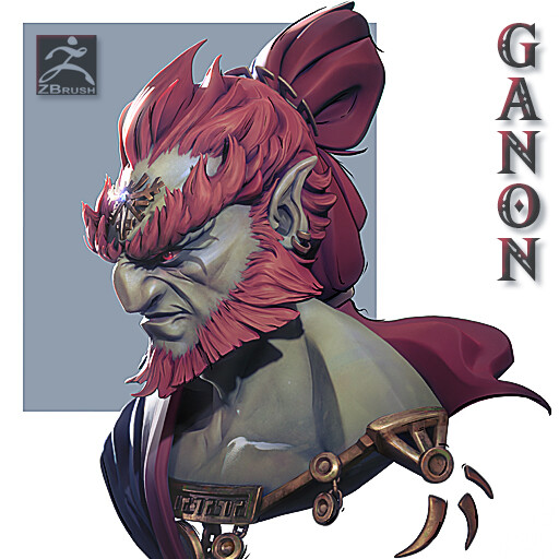 ArtStation - Ganon: Concept Sculpt: Zbrush