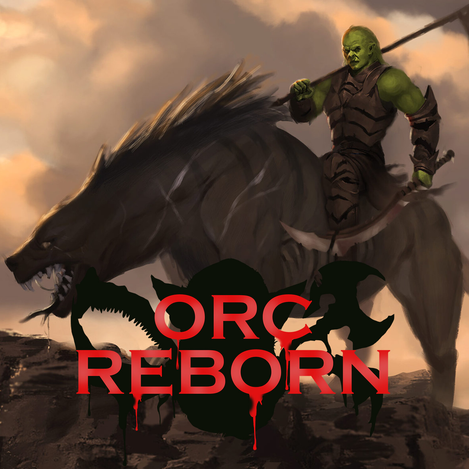 ArtStation - Orc and his pet