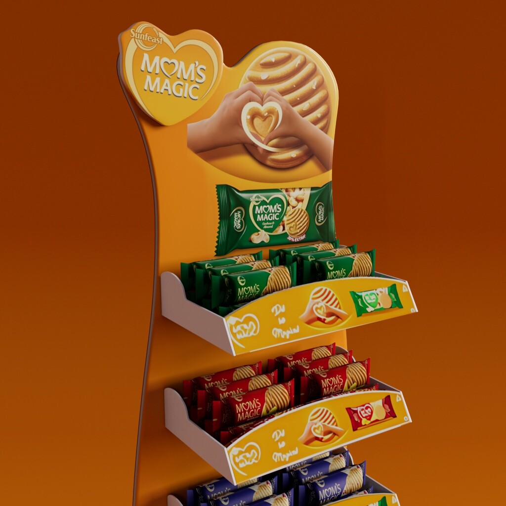 ArtStation - Sunfeast Mom's Magic Display Stand