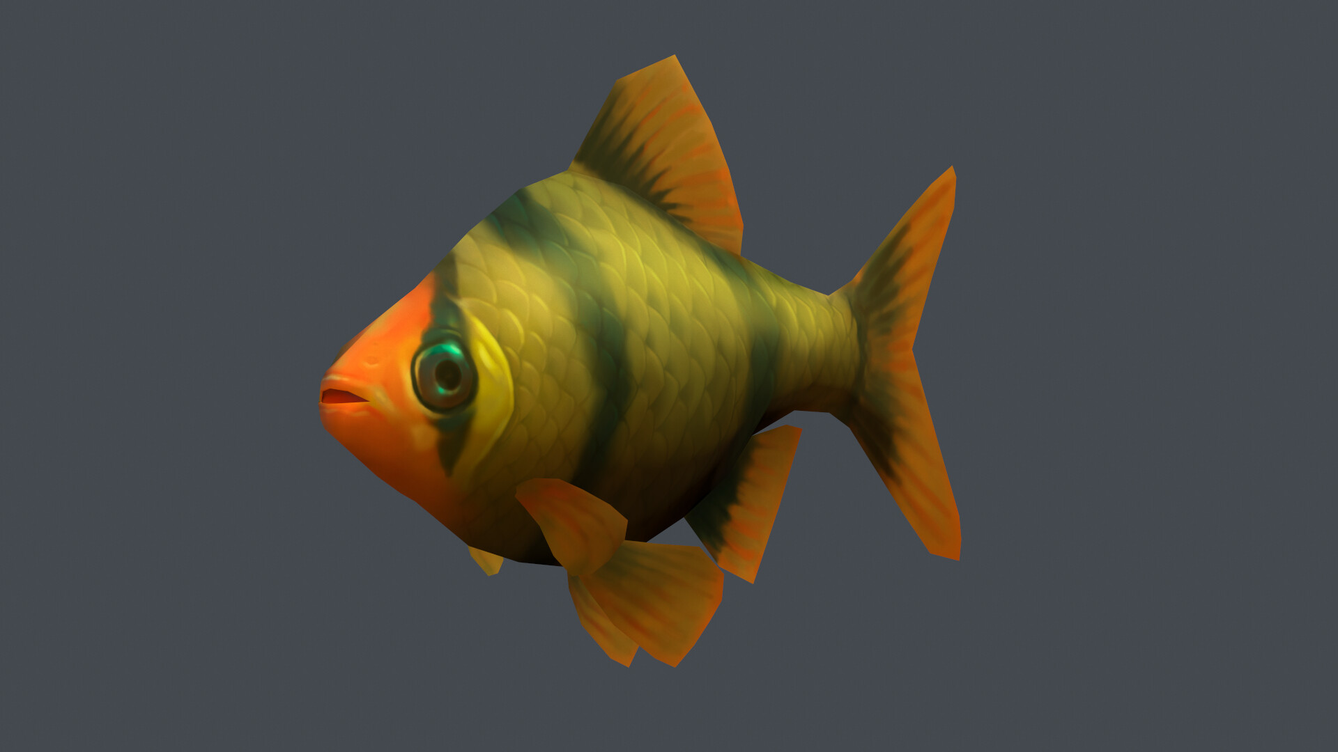 ArtStation - Handpainted fish: Wanda
