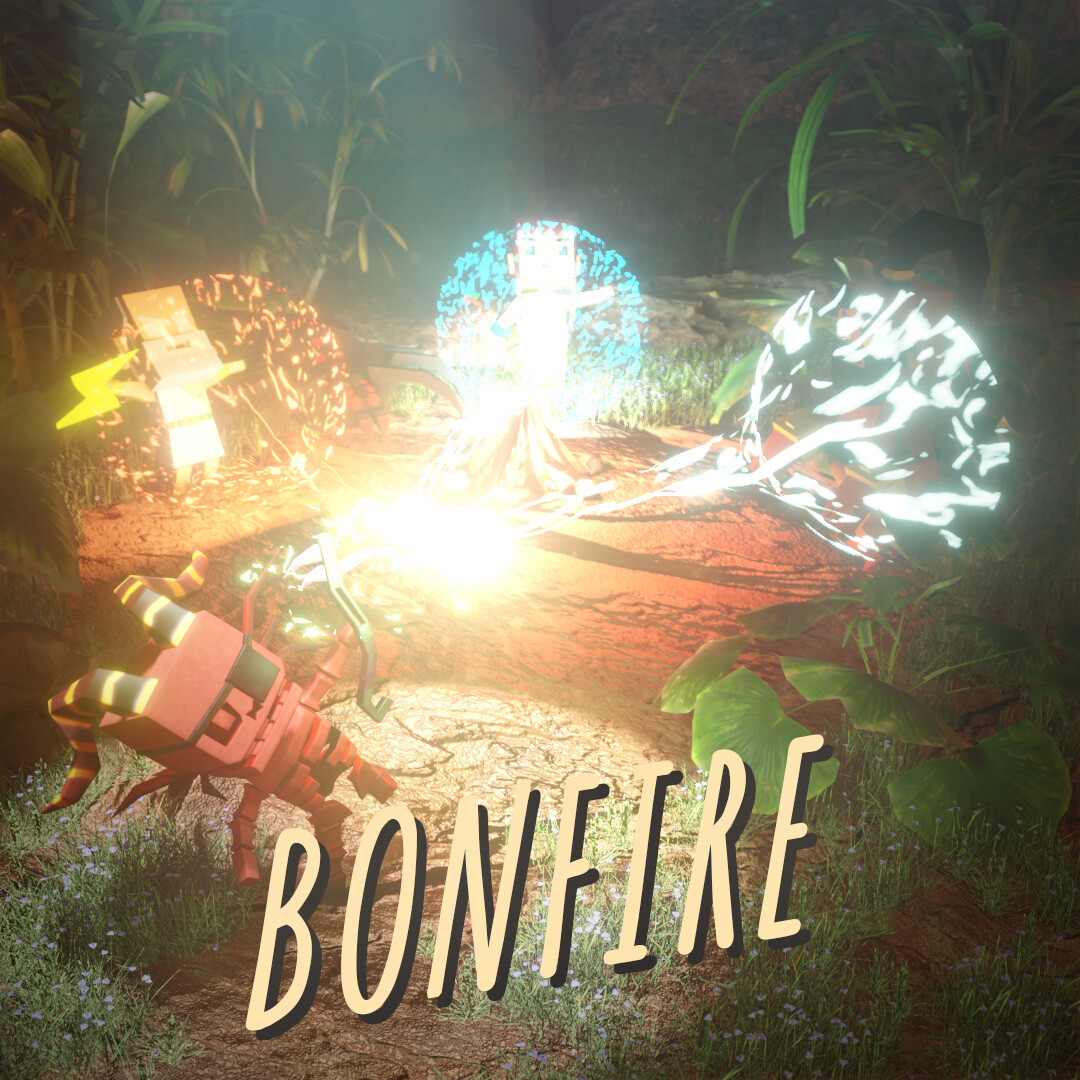 ArtStation - HUNT ROYALE Bonfire Scene