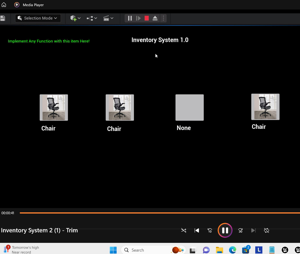 ArtStation - Inventory Shop System Using C++ Part II