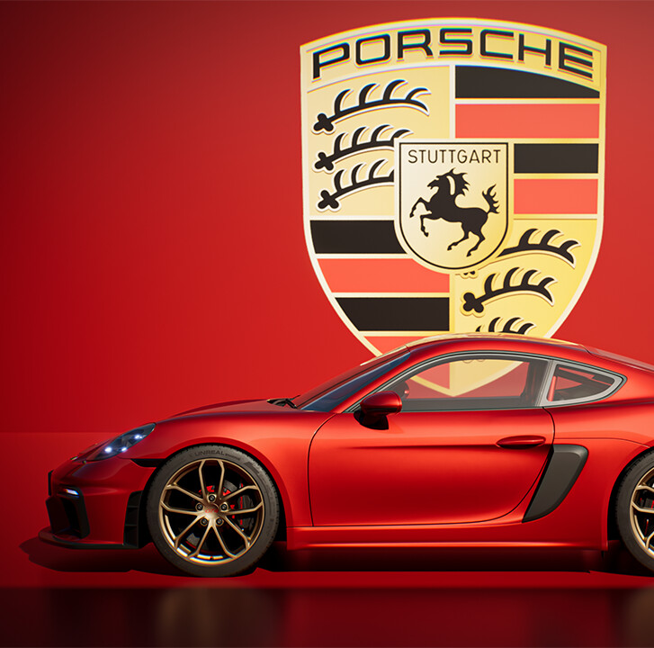 ArtStation - Porsche 718 Cayman GT4 Render