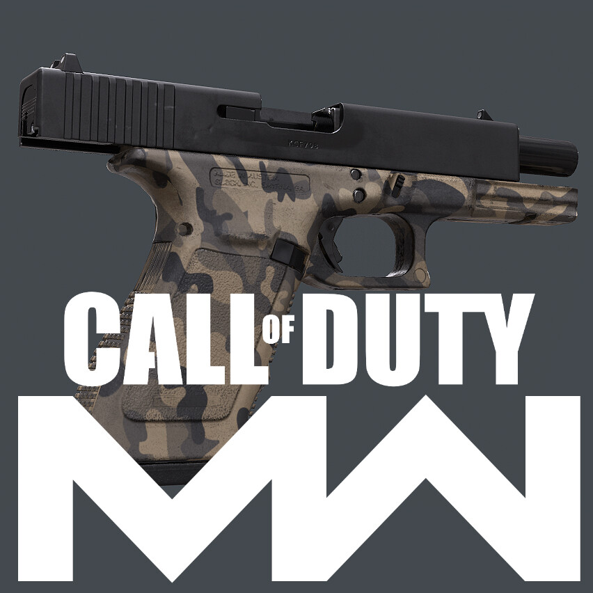 ArtStation - Glock from Modern Warfare.