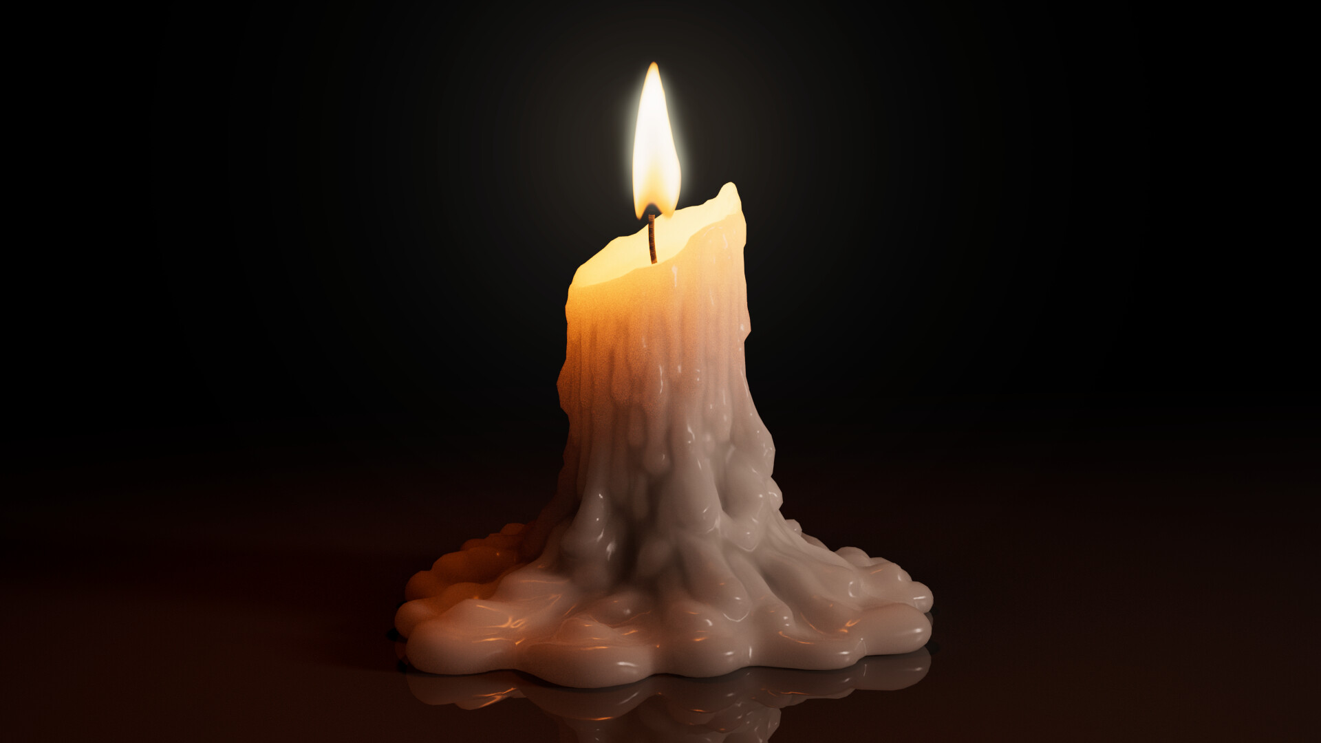 Artstation Melted Candle