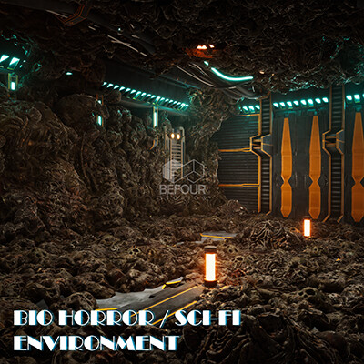 ArtStation - Bio Horror / Sci-Fi Environment - Unity