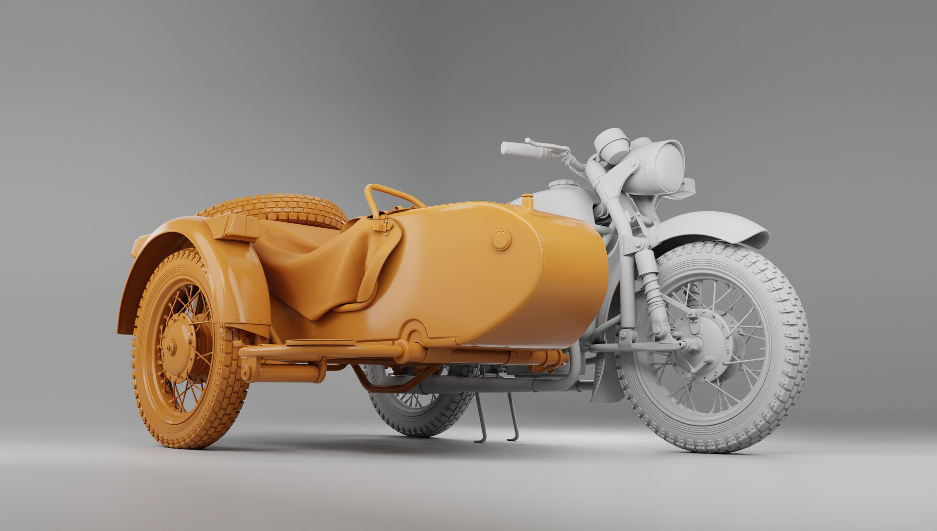 ArtStation - Motorcycle sidecar