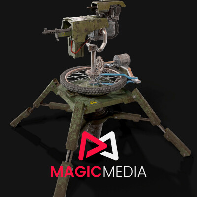 ArtStation - Autonomous Sentry Turret