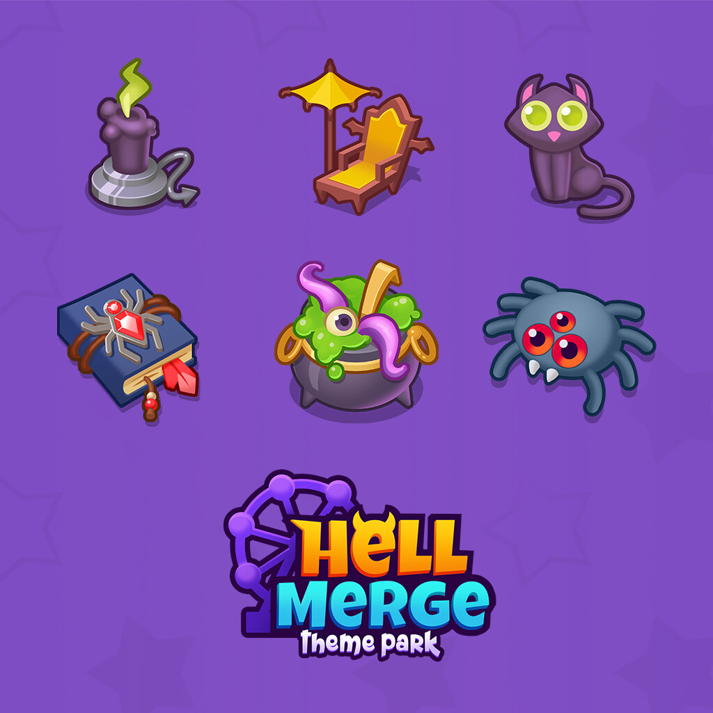 ArtStation - Hell Merge Icons