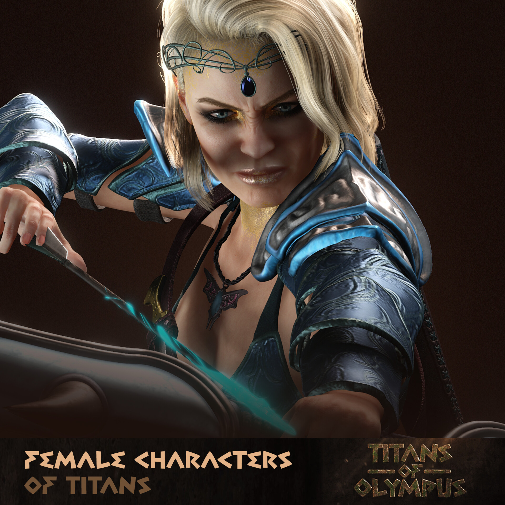 ArtStation - Female Characters of Titans of Olympus