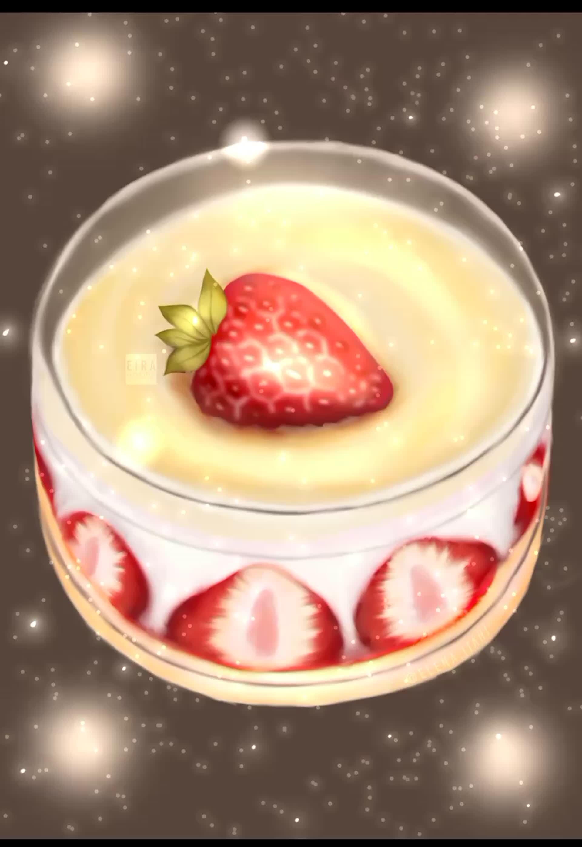 ArtStation - Strawberry dessert