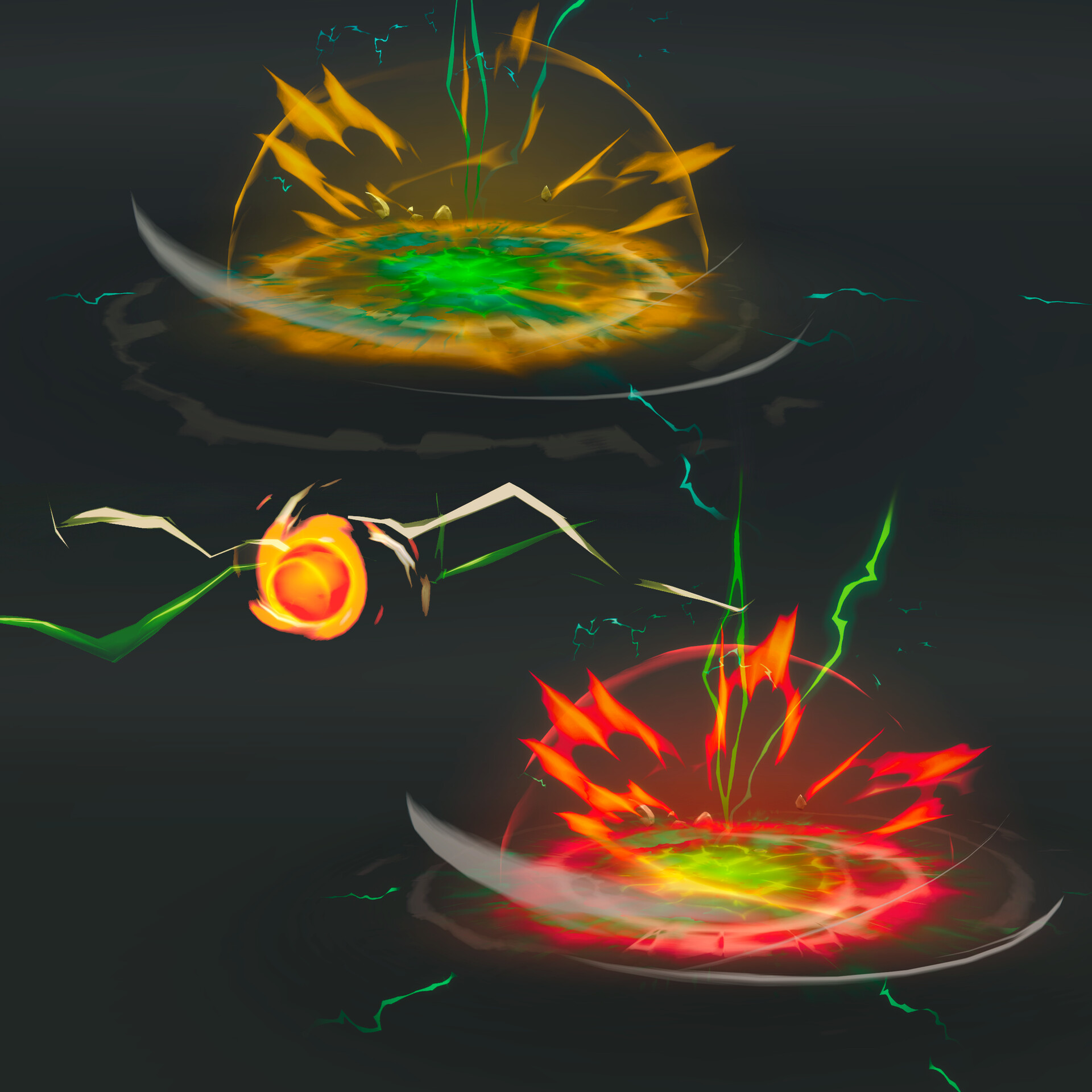 ArtStation - Phyrexian Blast Stylized VFX