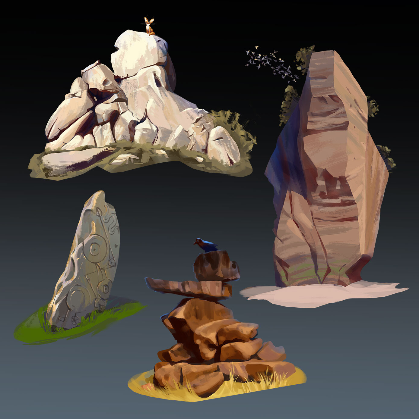 ArtStation - Stones&rocks
