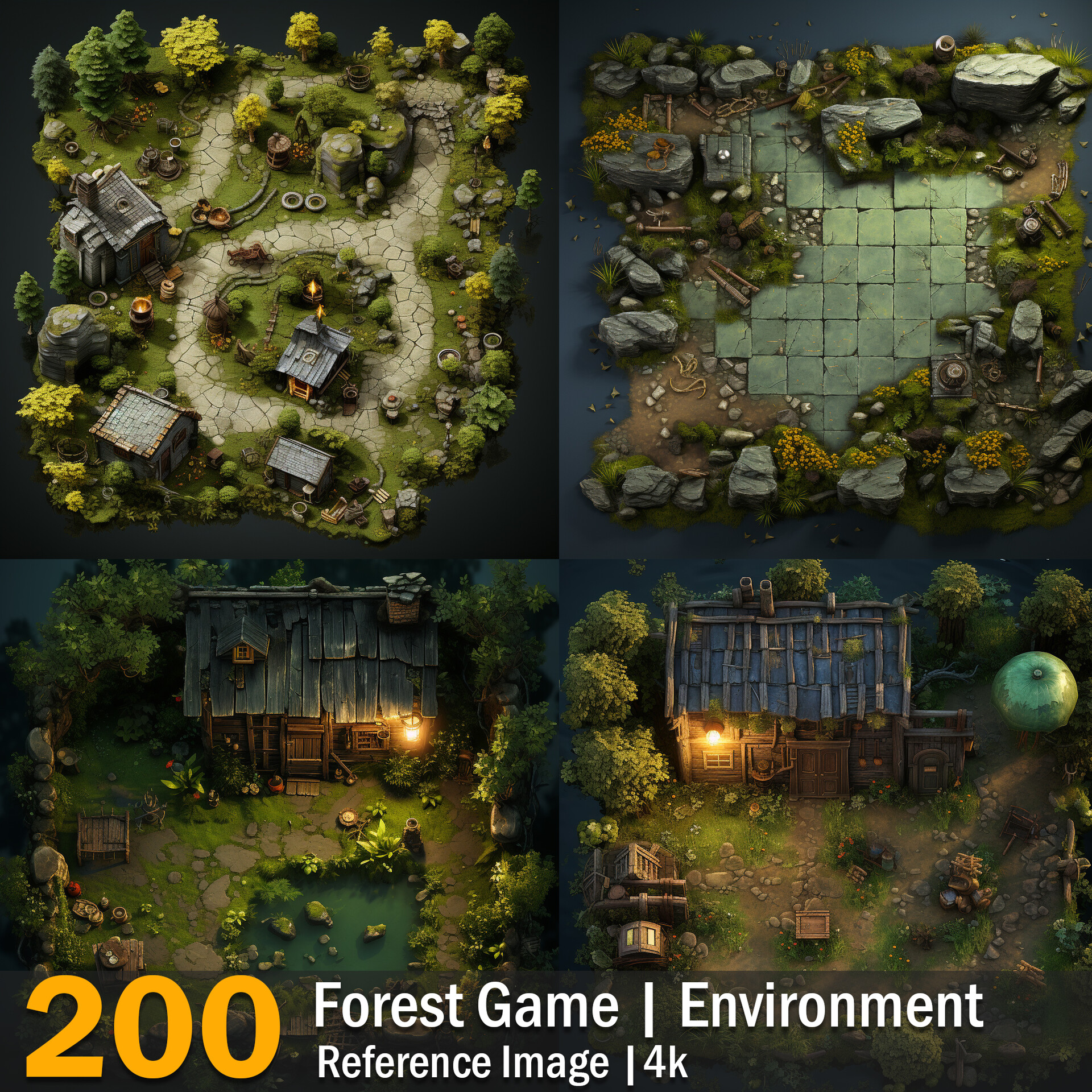 ArtStation - Forest Game Environment | Reference Images | 4K
