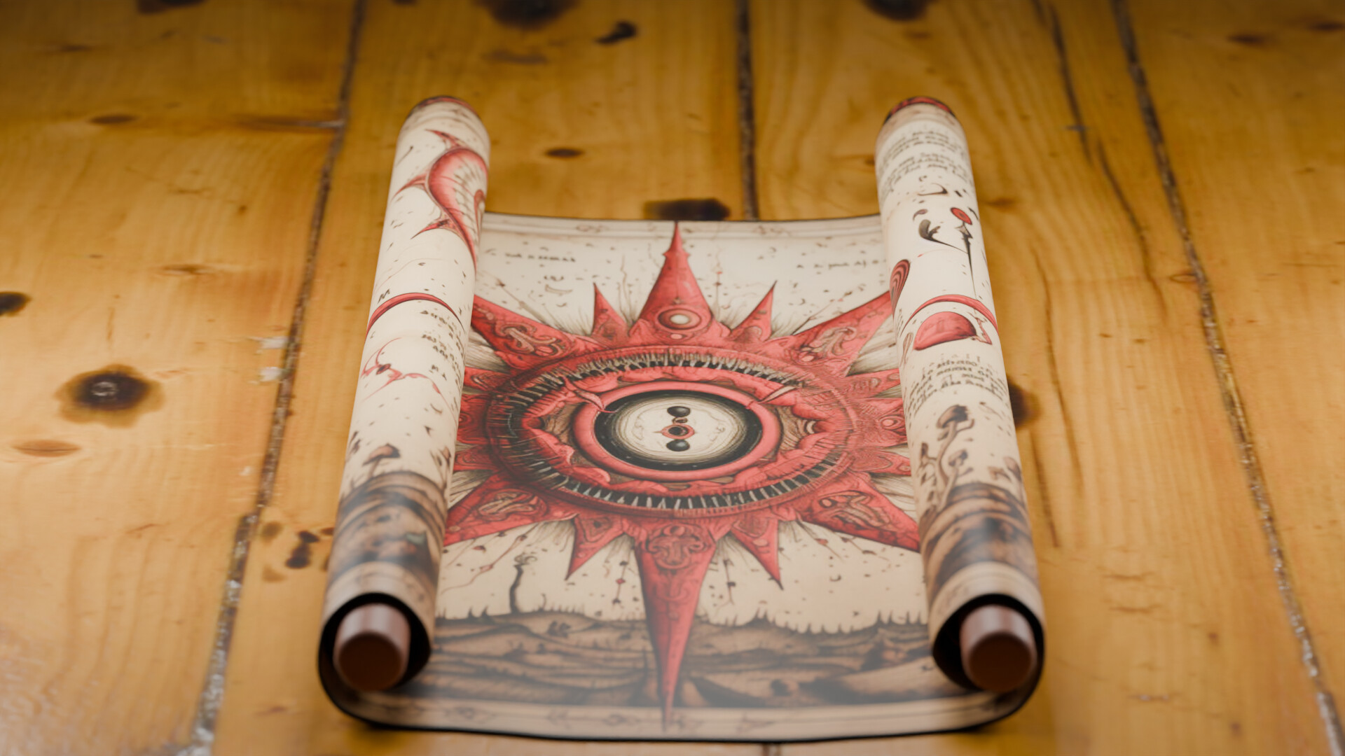 ArtStation - 3D FORBIDDEN SCROLL