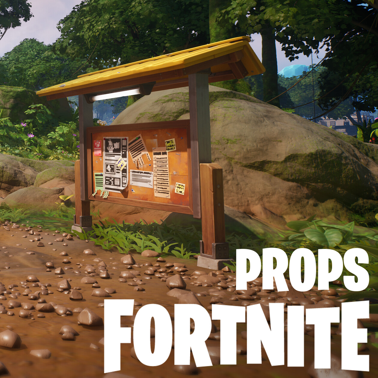 ArtStation - Fortnite Environment props