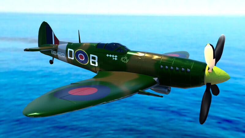 ArtStation - SuperMarine Spitfire