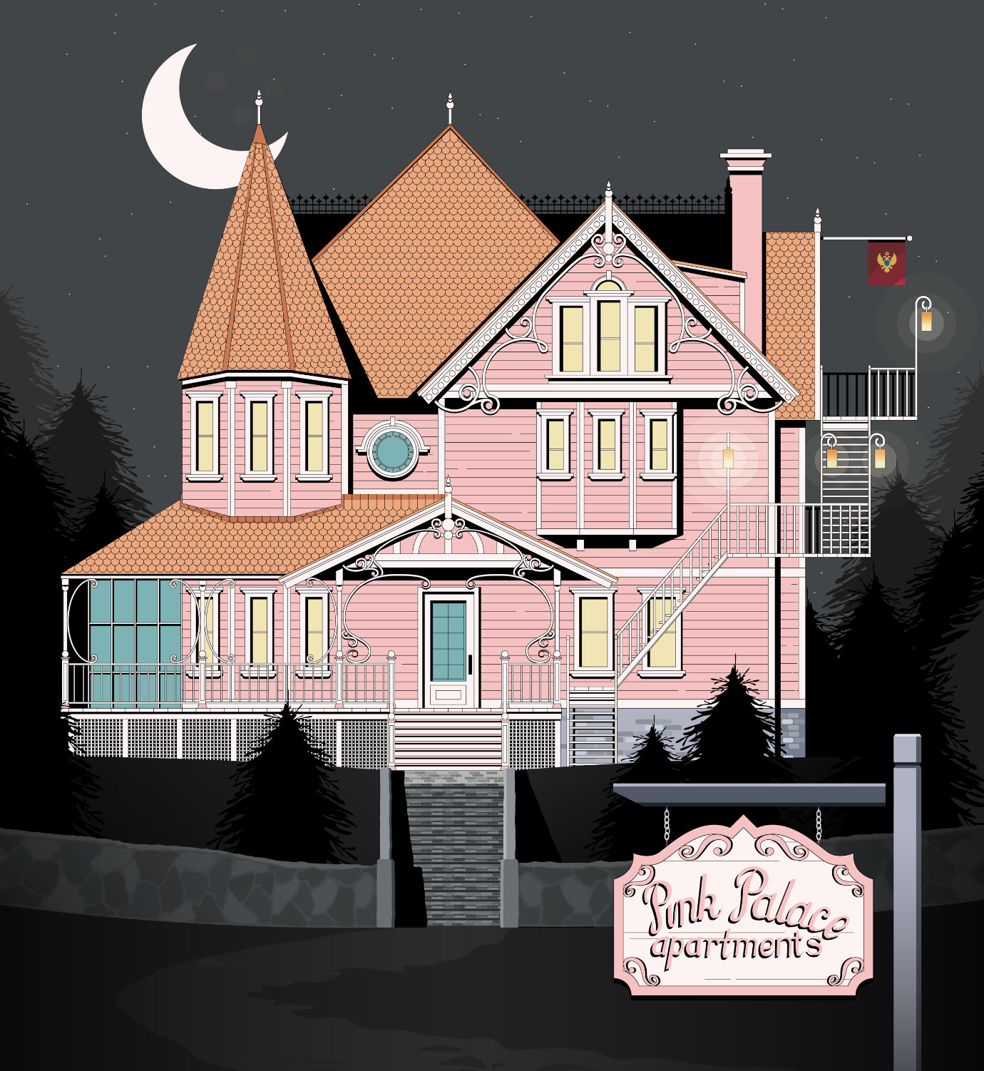 ArtStation - Pink Palace