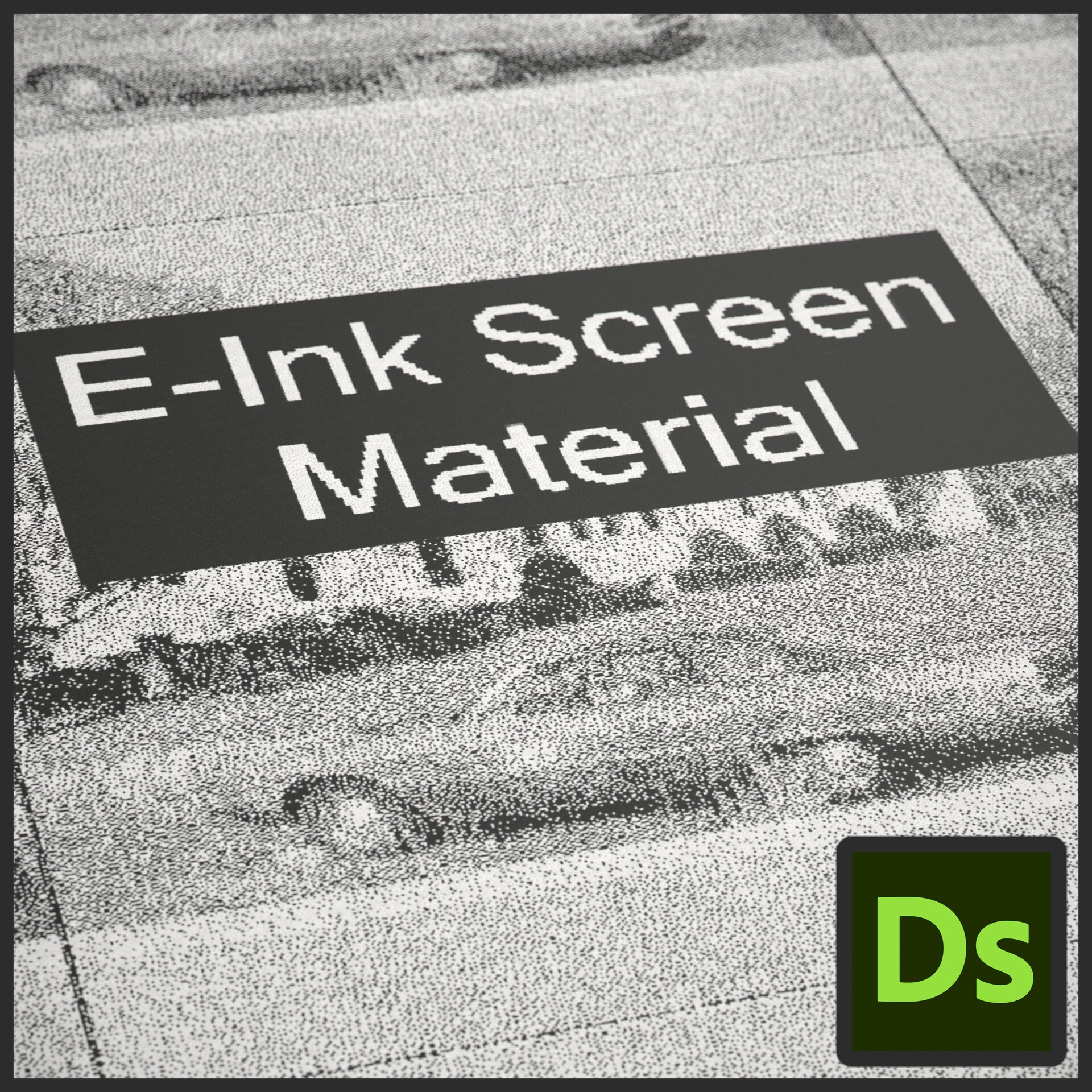 ArtStation - E-Ink Screen Material