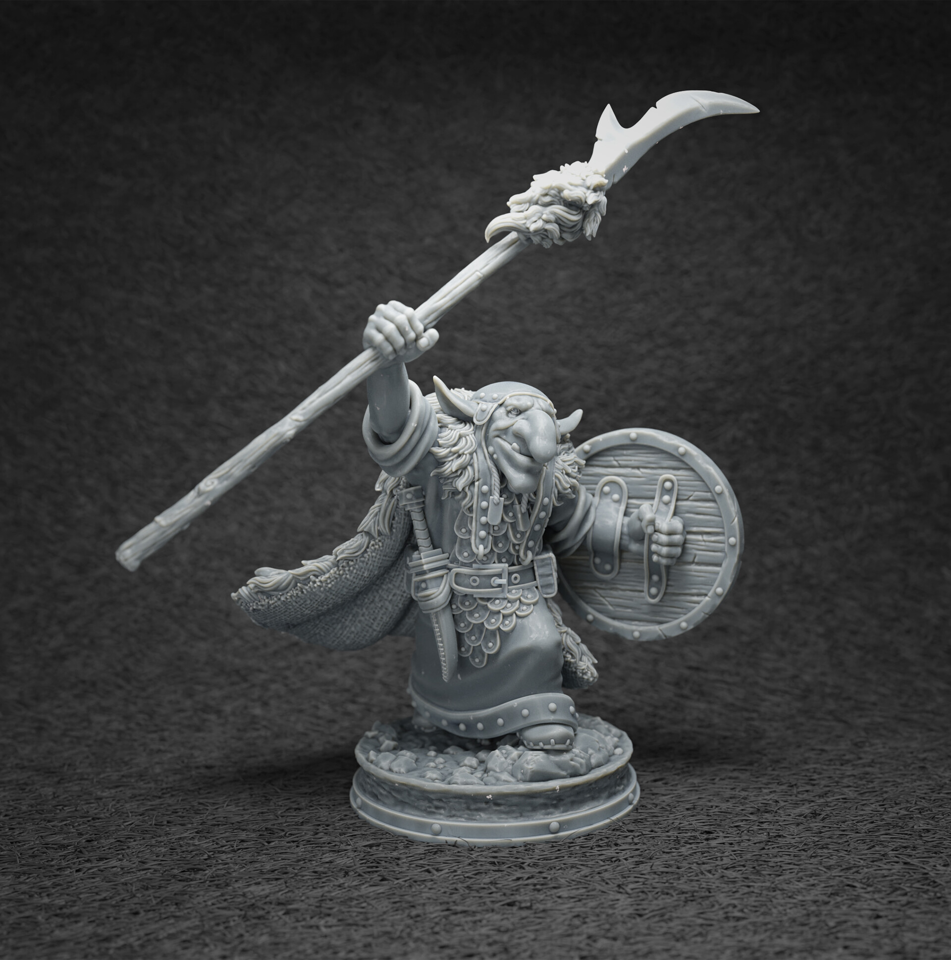 ArtStation - Goblin Warchief Miniature