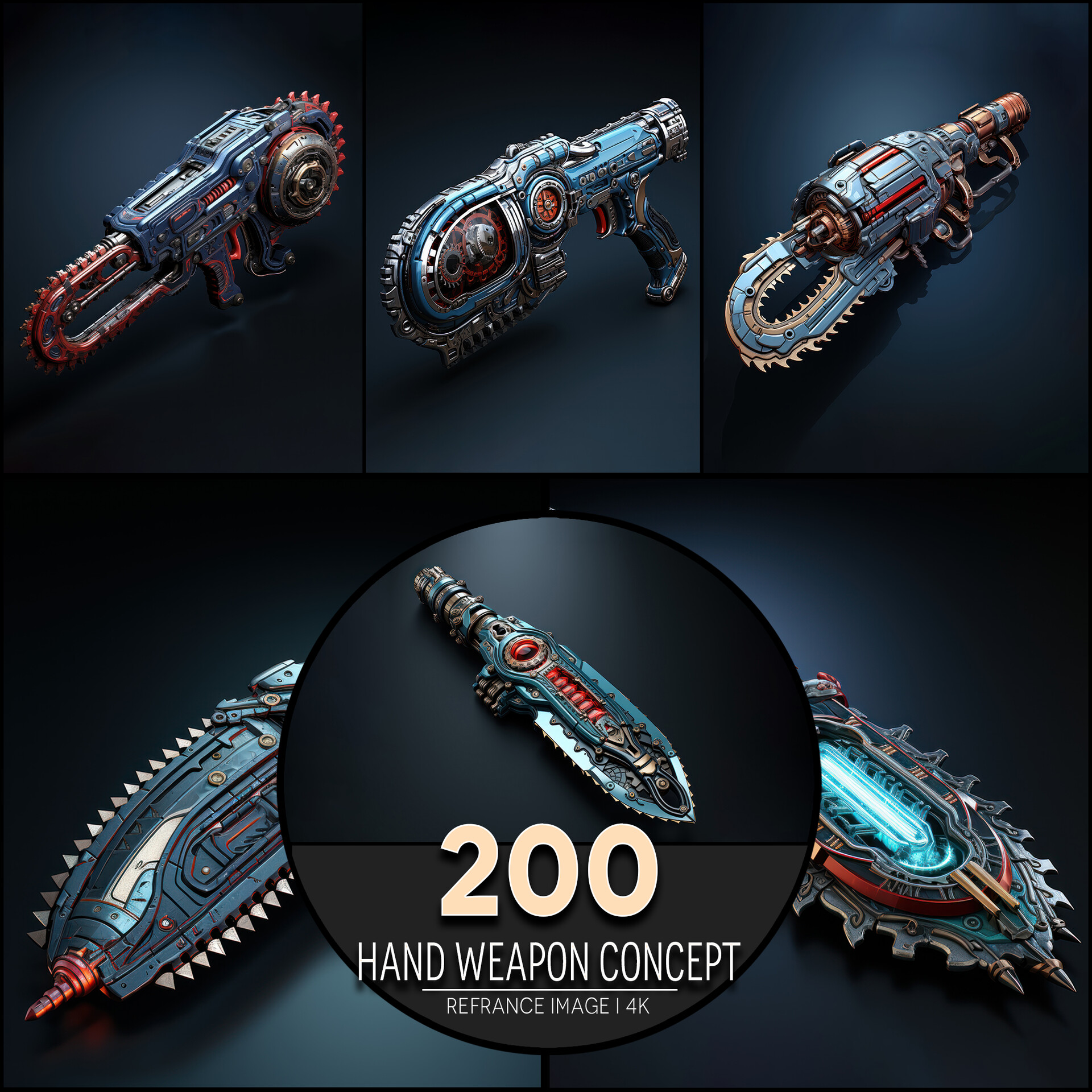 ArtStation - Hand weapon concept 4K Reference/Concept Images