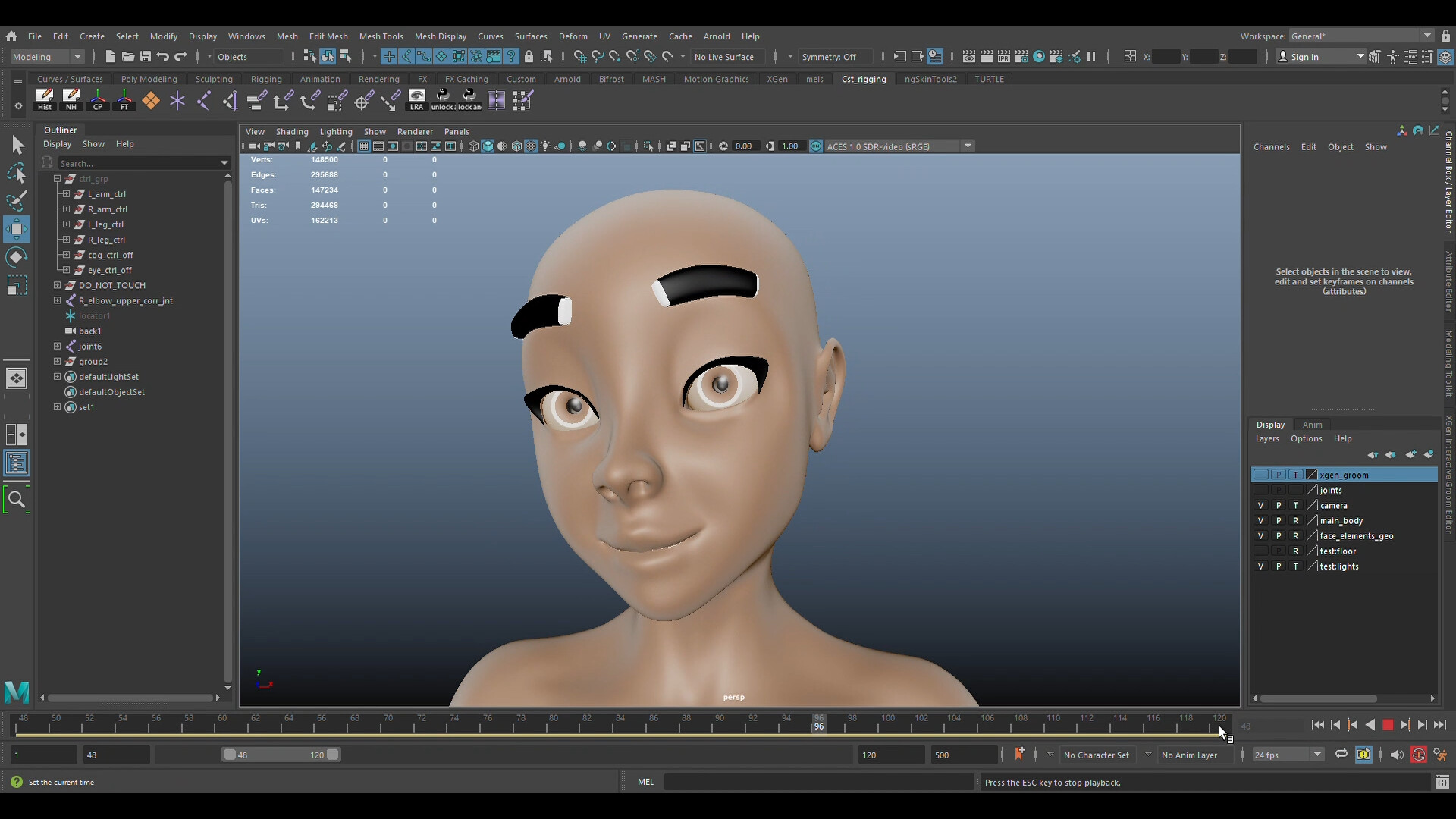 ArtStation - modelling and rigging study WIP - corrective joints