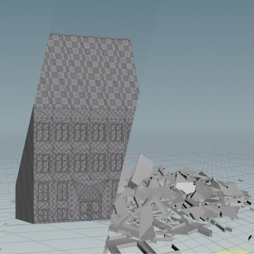 ArtStation - Building Destruction Simulation - Citizen Street