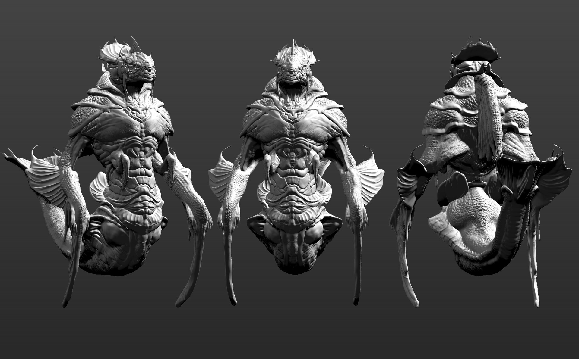 ArtStation - Hybrid Fish Creature