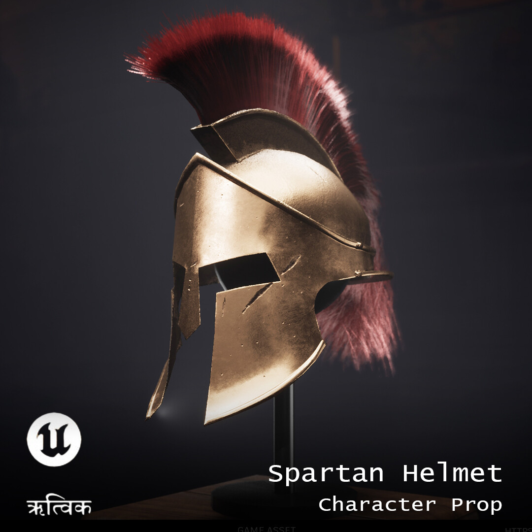 ArtStation - Spartan Helmet - Character Prop