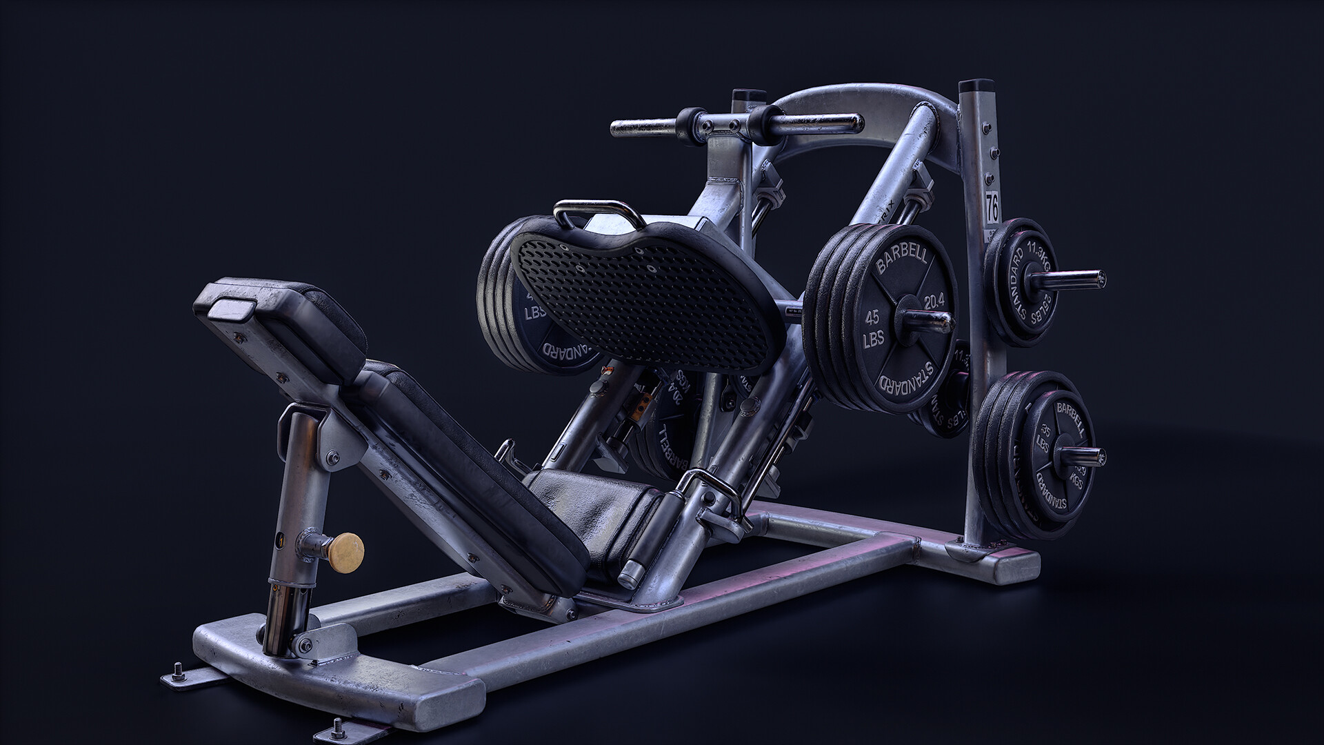 George "Rico" Walker - Matrix Magnum 45-Degree Leg Press