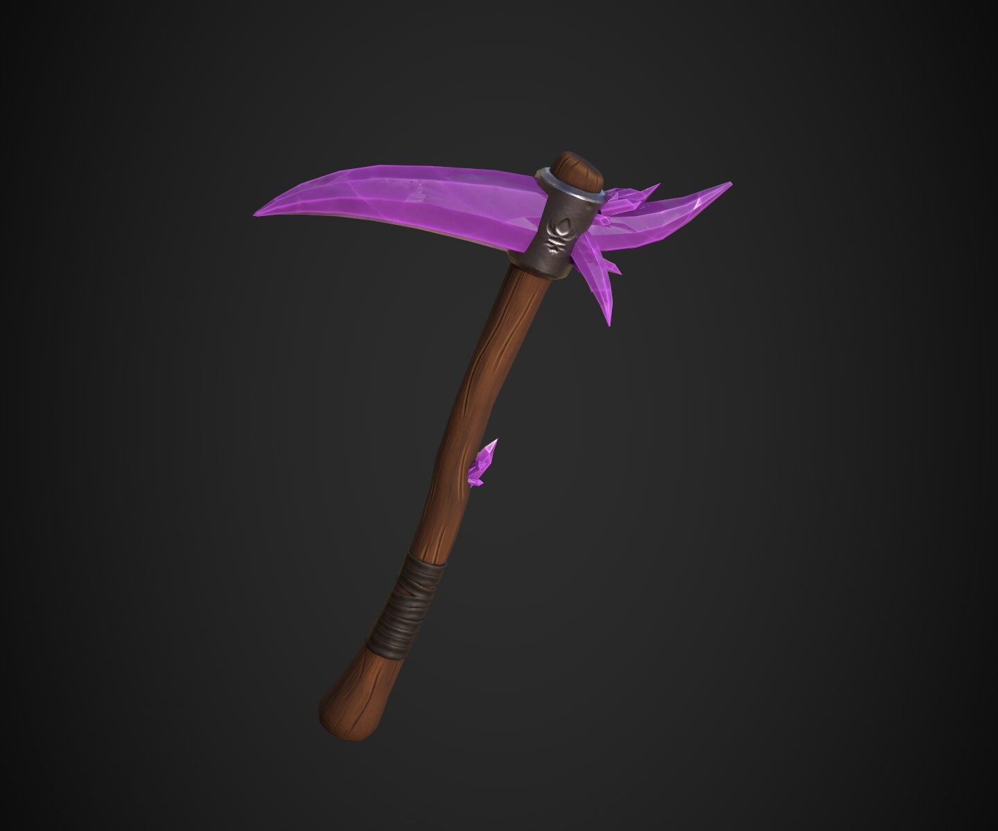 ArtStation - Stylized Crystal Pickaxe