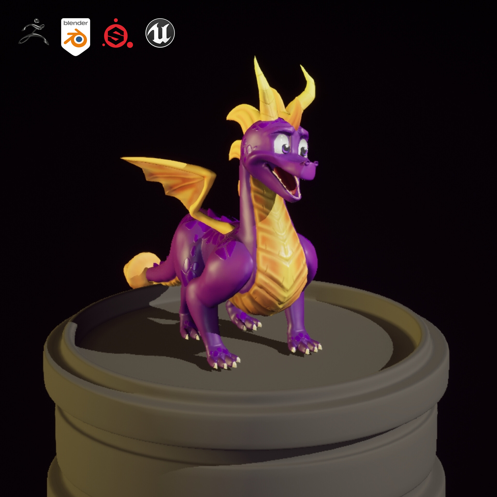 ArtStation - Spyro Fan Art