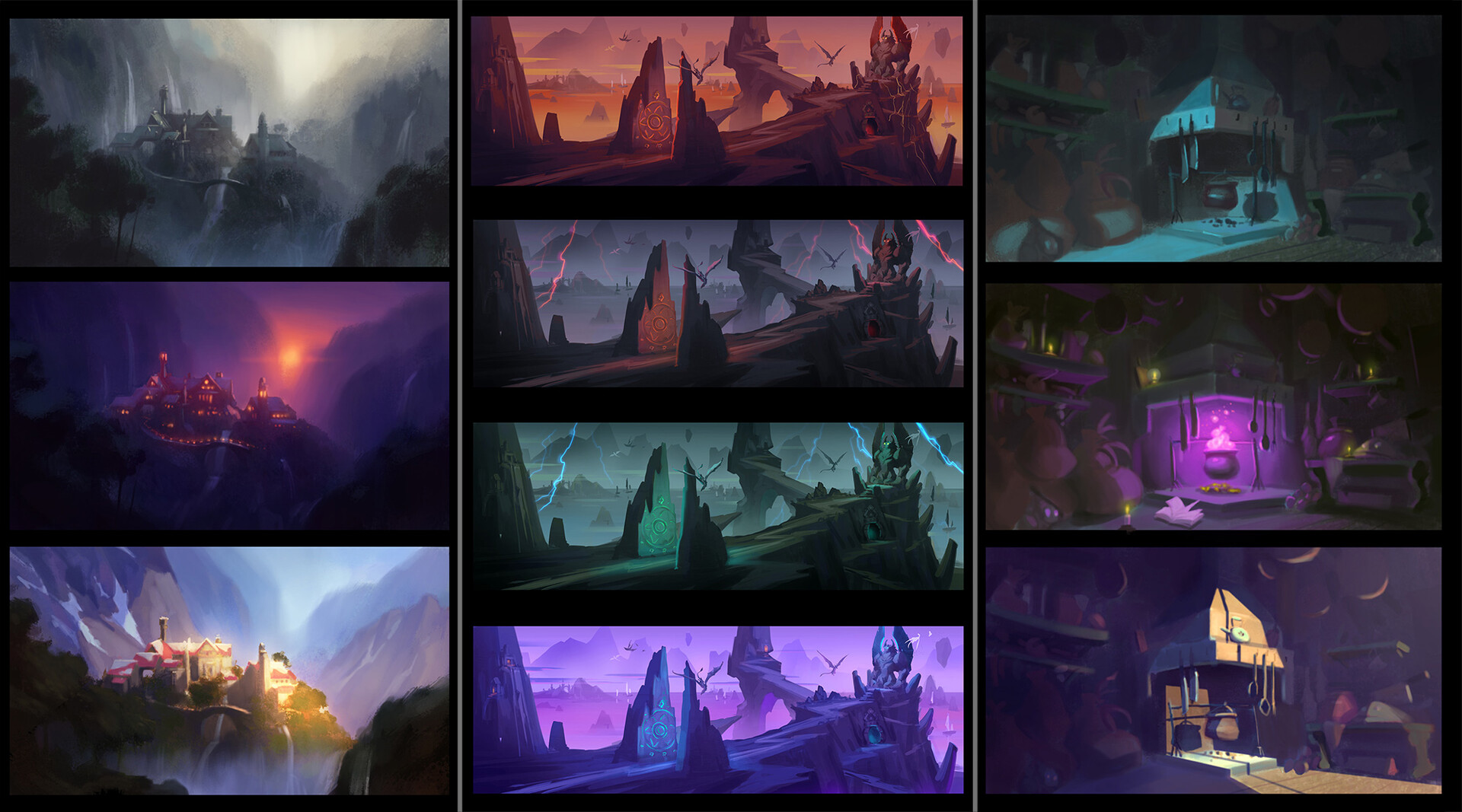 ArtStation - A selection of color keys