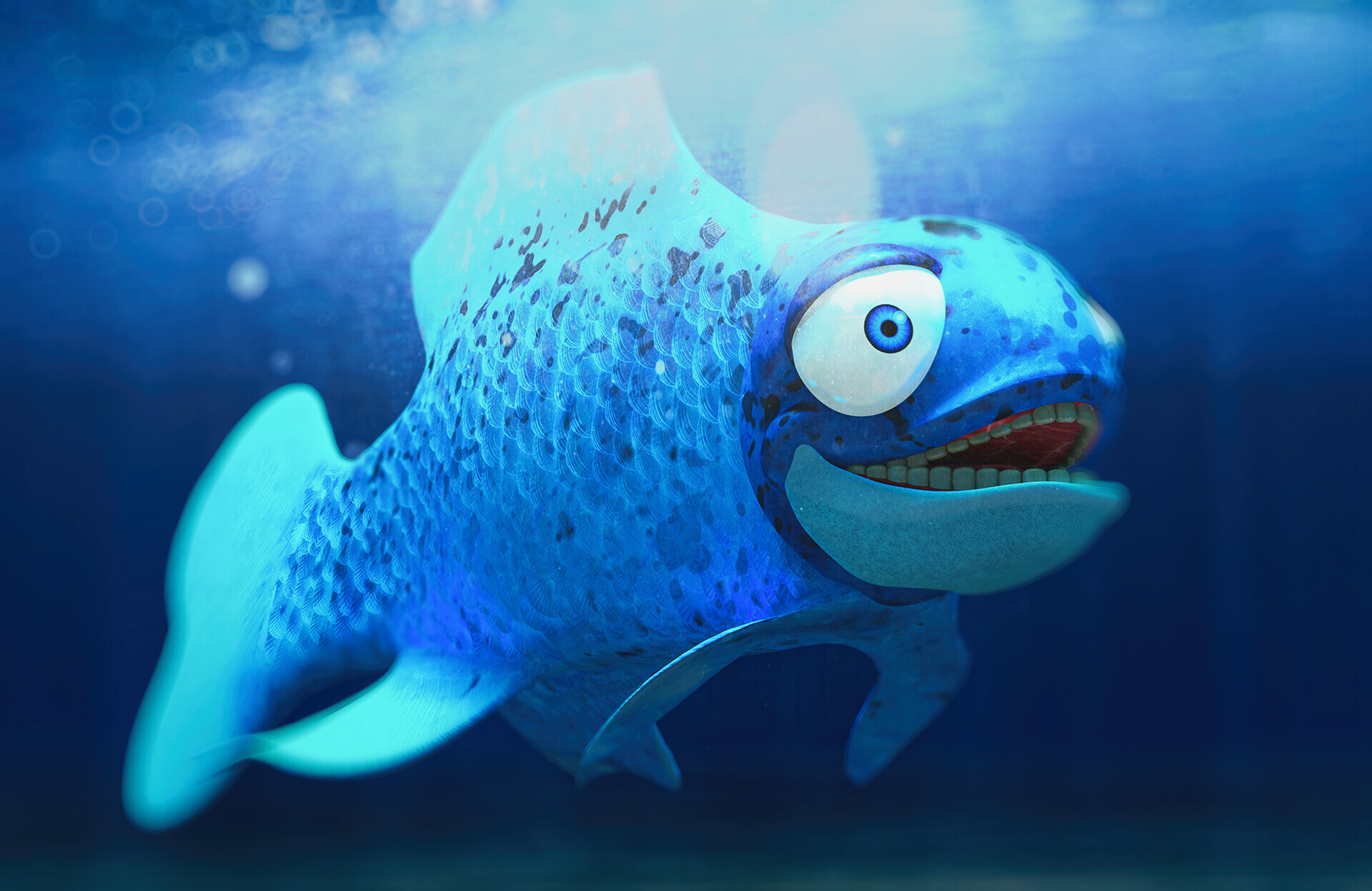 ArtStation - Cartoon fish