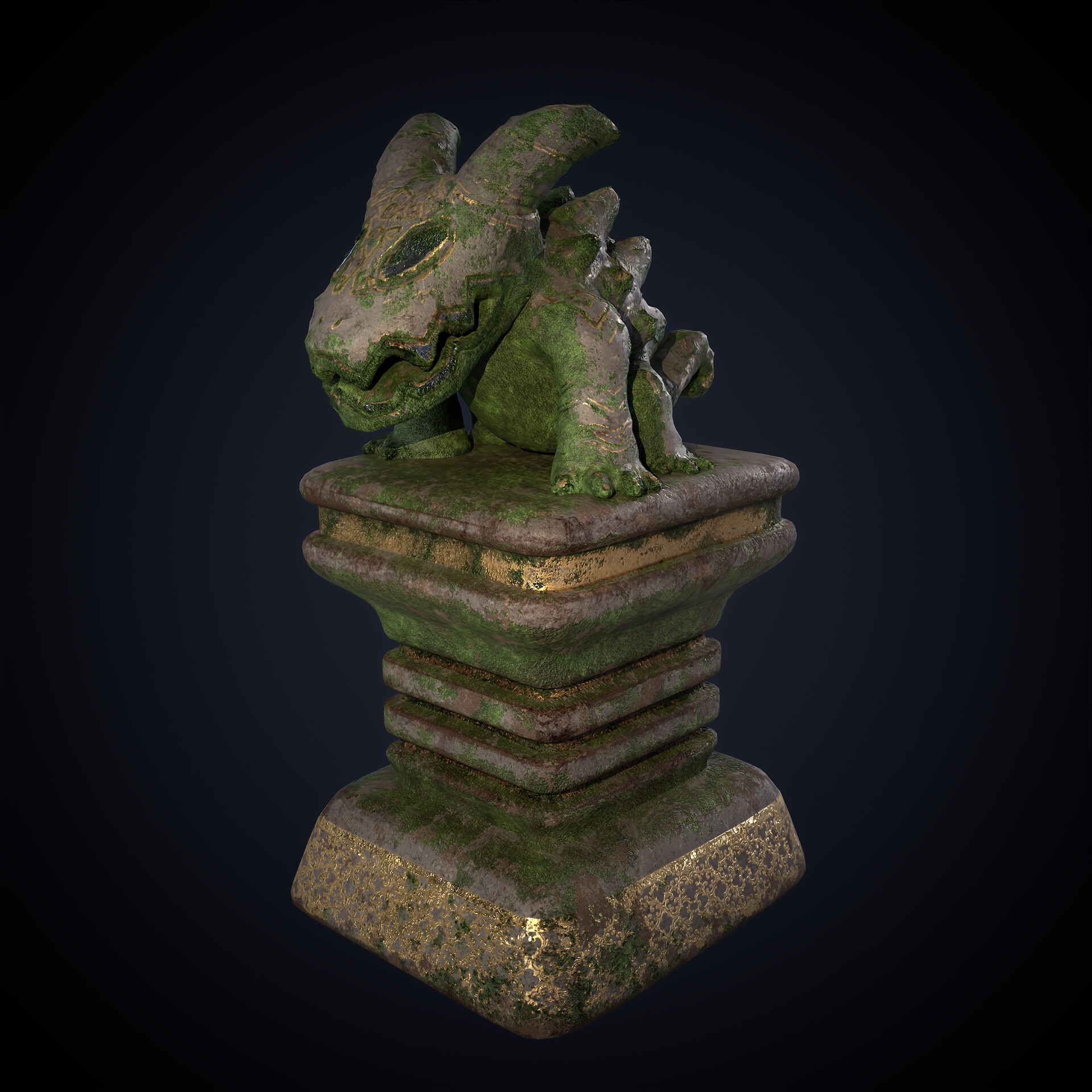 ArtStation - Creature Statue