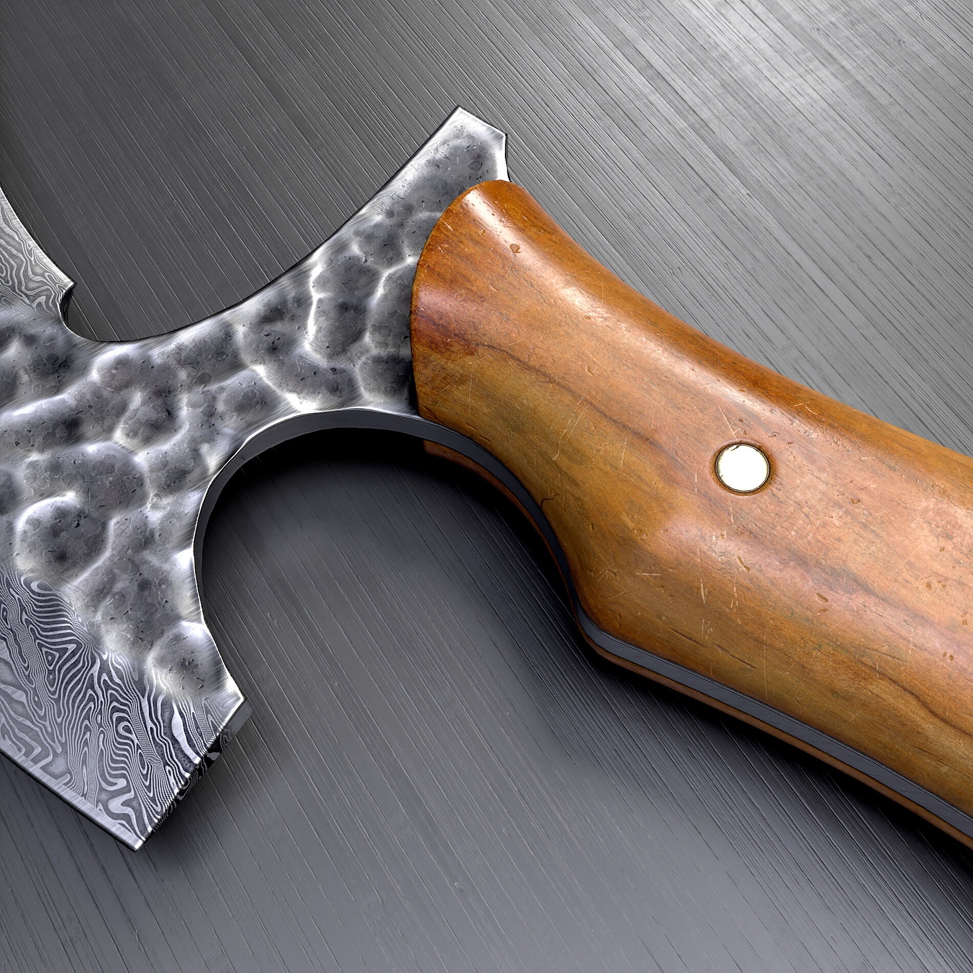 ArtStation - Practice Axe Wood Texturing