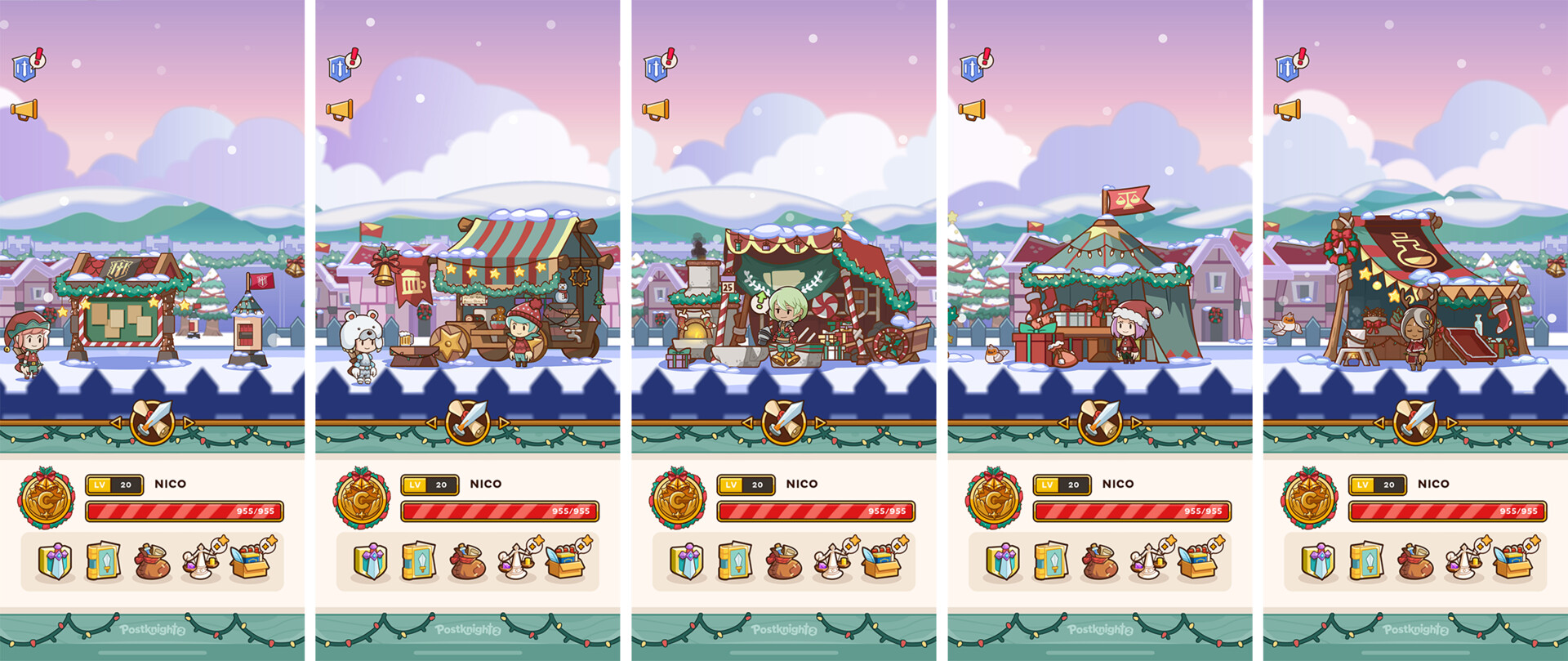 ArtStation - Postknight 2: Christmas at Maille