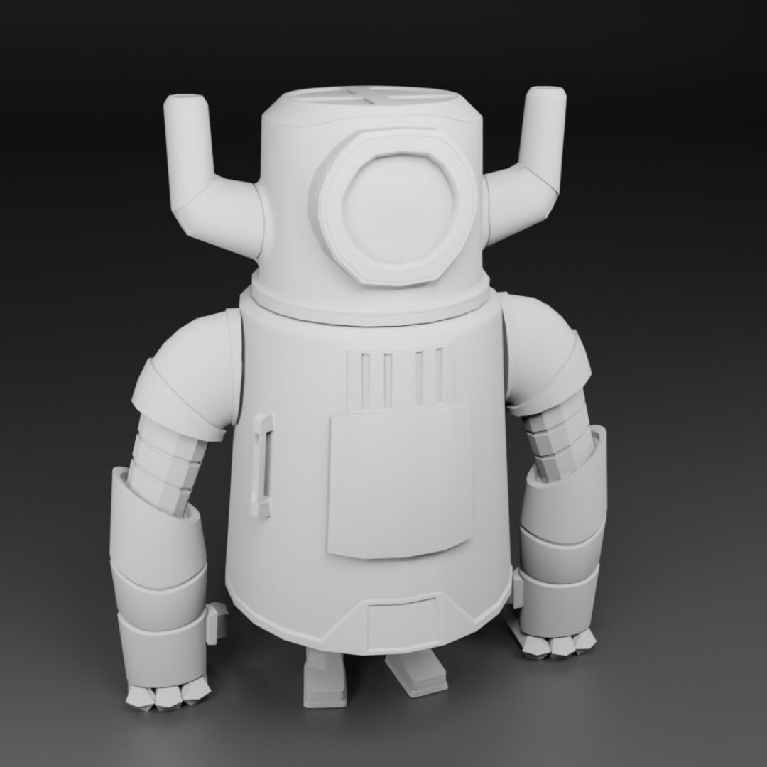 ArtStation - Egg The Robot - 3D Print (2021)