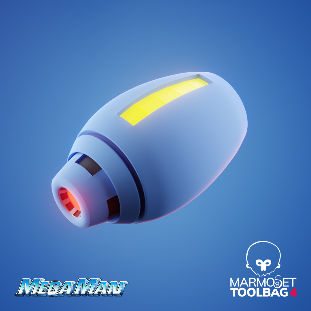 ArtStation - Megaman Buster - Game Asset