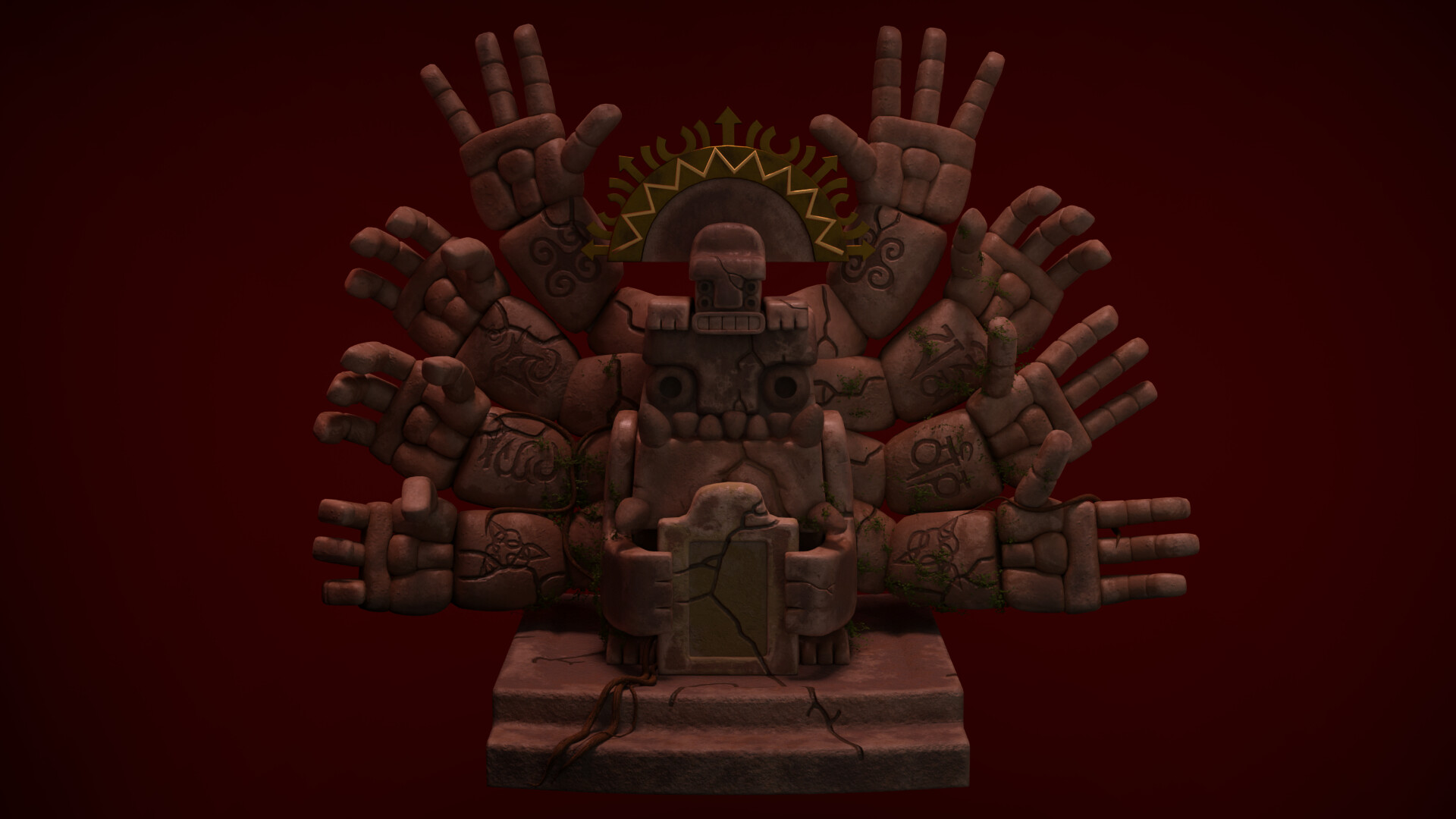 ArtStation - Zakum from maplestory