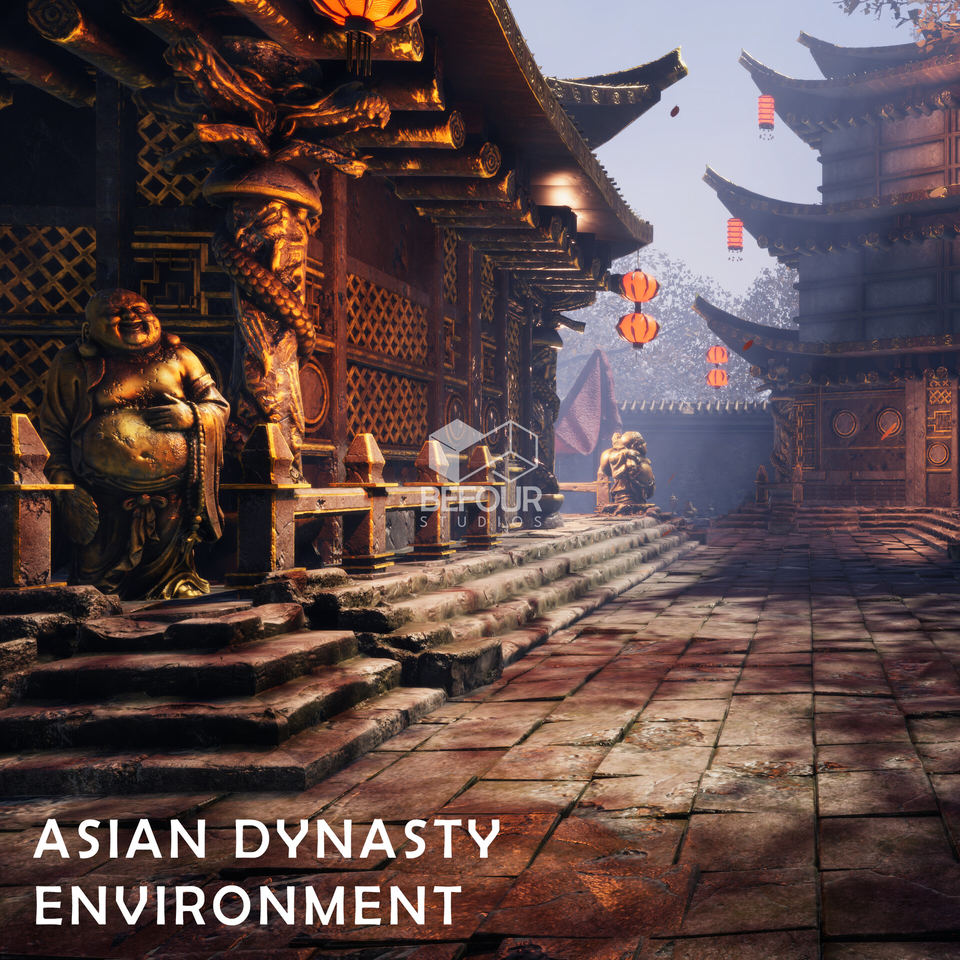 ArtStation - Asian Dynasty Environment - Unity