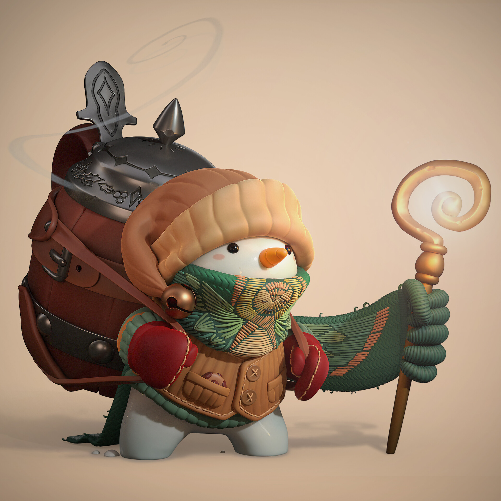 ArtStation - The Delivery Snowman 3D