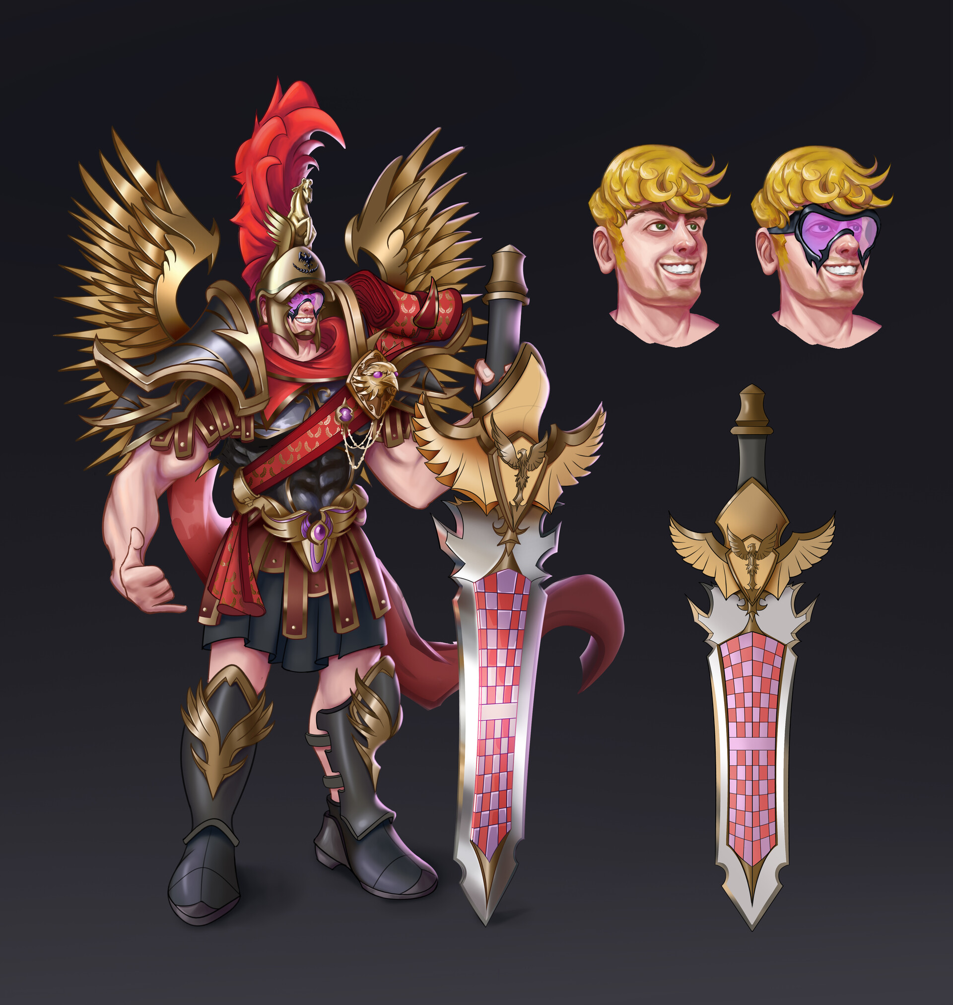 ArtStation - Winged Roman General