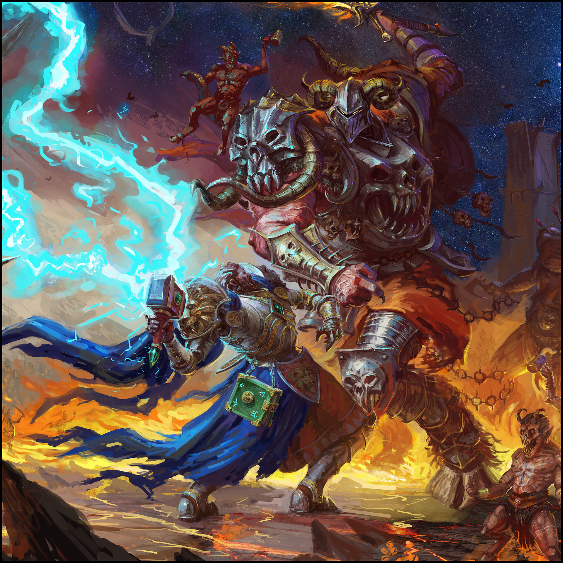 ArtStation - Paladins vs Demons