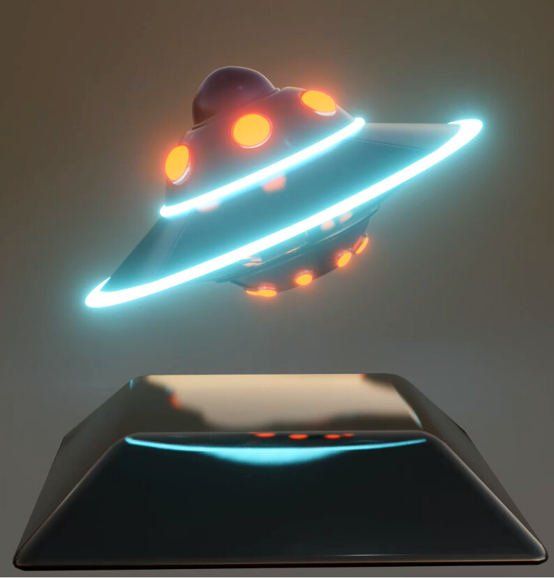 ArtStation - UFO landing short