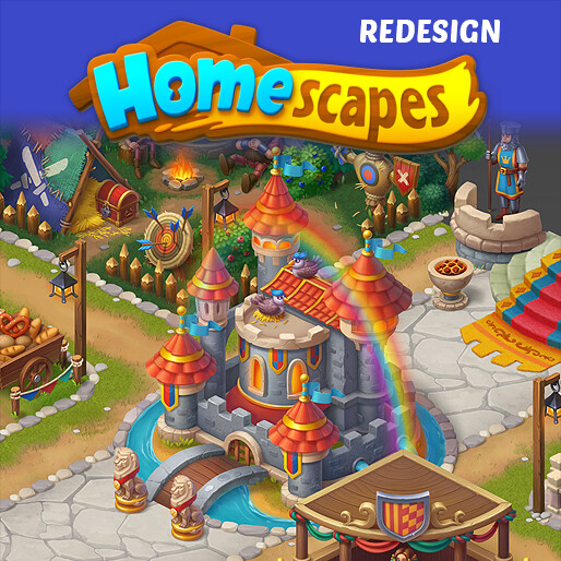 ArtStation - Homescapes Events. Medieval