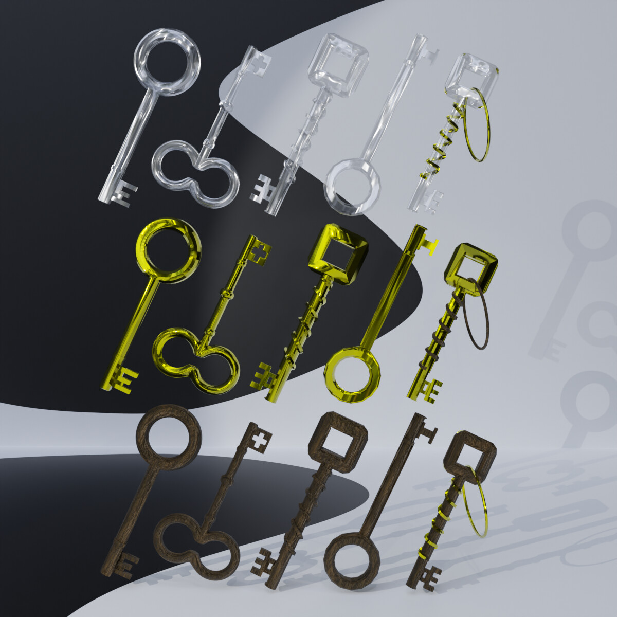 ArtStation - Old Antique Key Collection