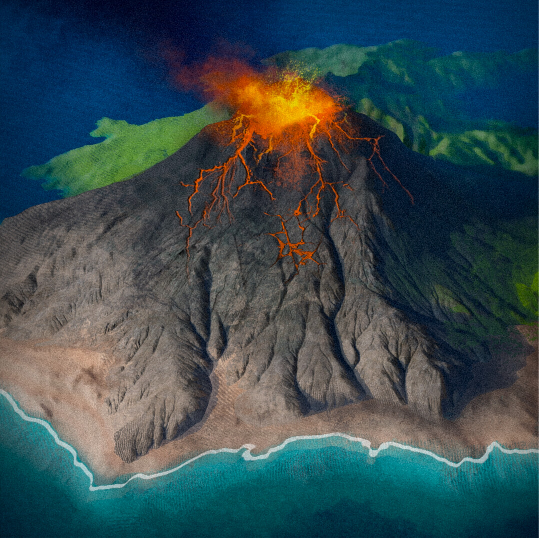 ArtStation - Volcanic Island