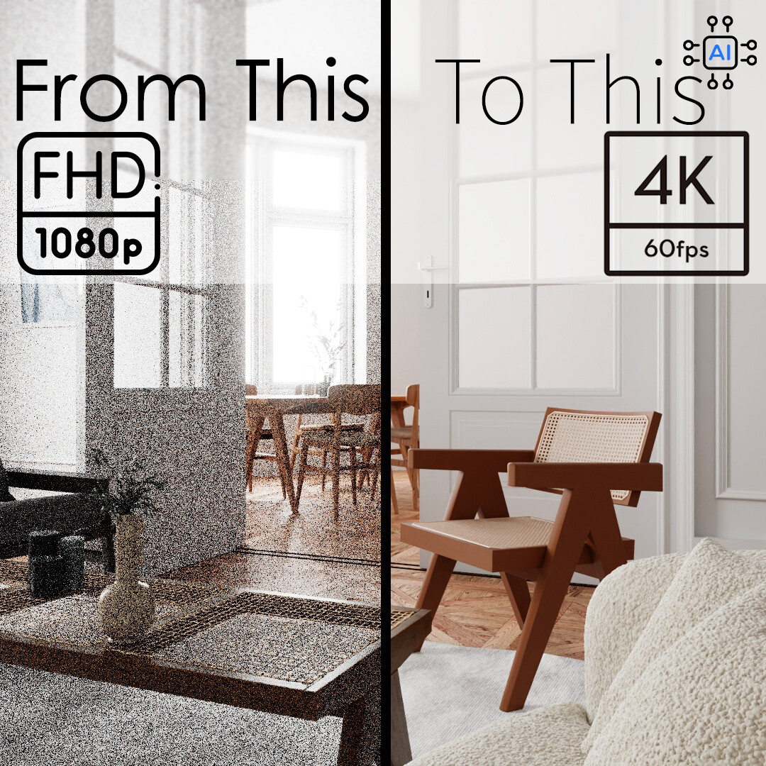 ArtStation - Tutorial : Upscale, Denoise, Make Videos longer With AI