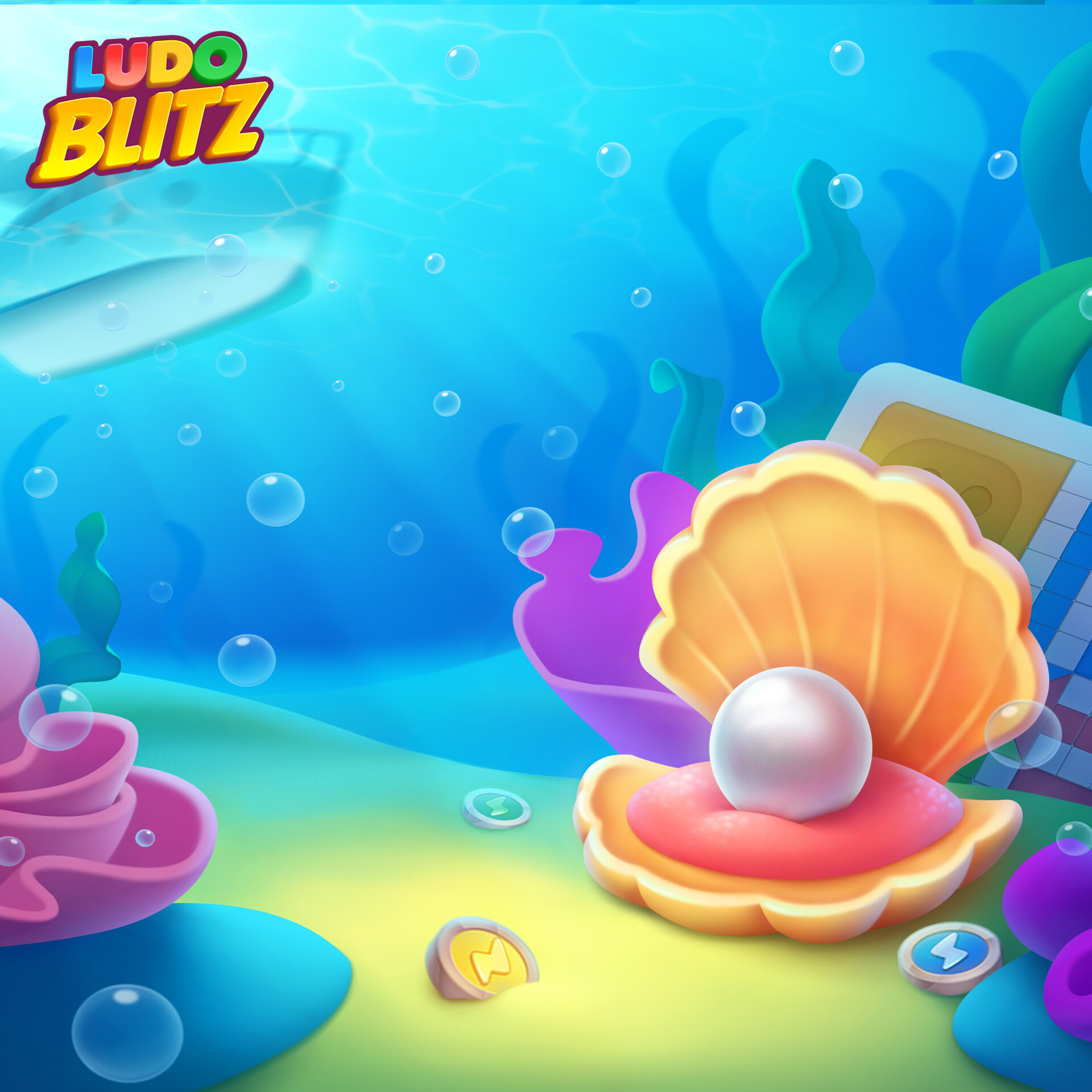 ArtStation - LUDO BLITZ: illustration for Underwater event